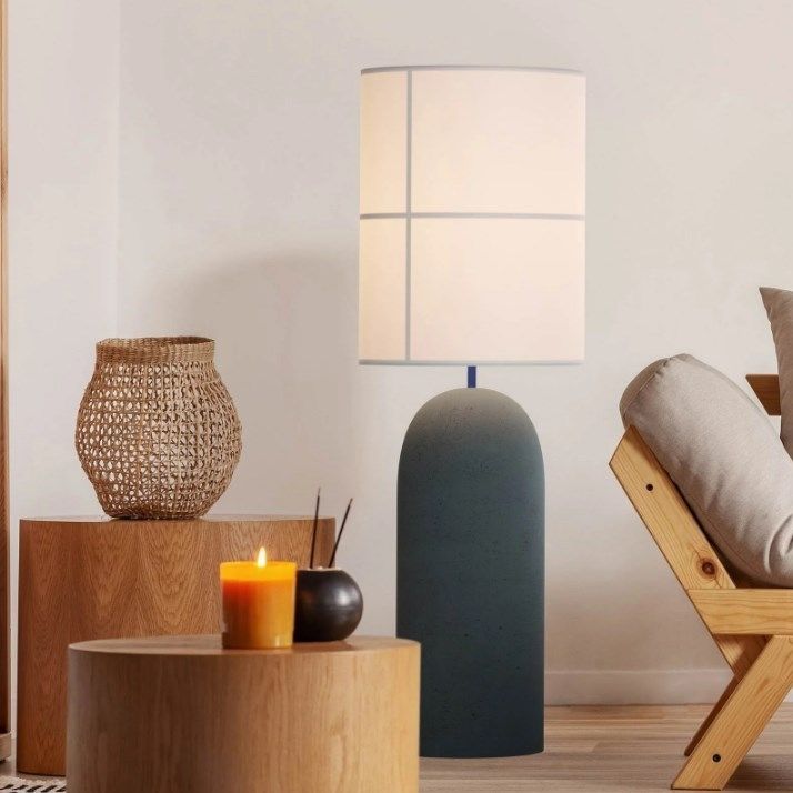 Floor-standing lamp - RANIA - Robin Lamps - aluminum / iron / concrete