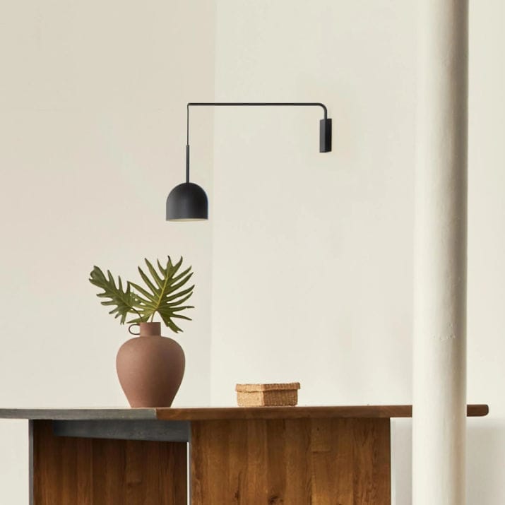 Contemporary wall light - RIO - Robin Lamps - indoor / iron / round