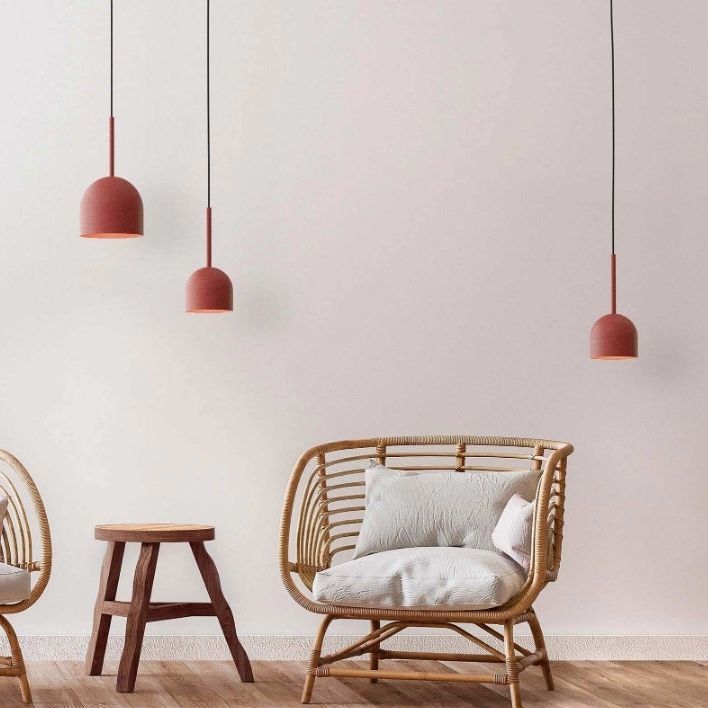 Pendant lamp - RIO - Robin Lamps - iron / contemporary / corded