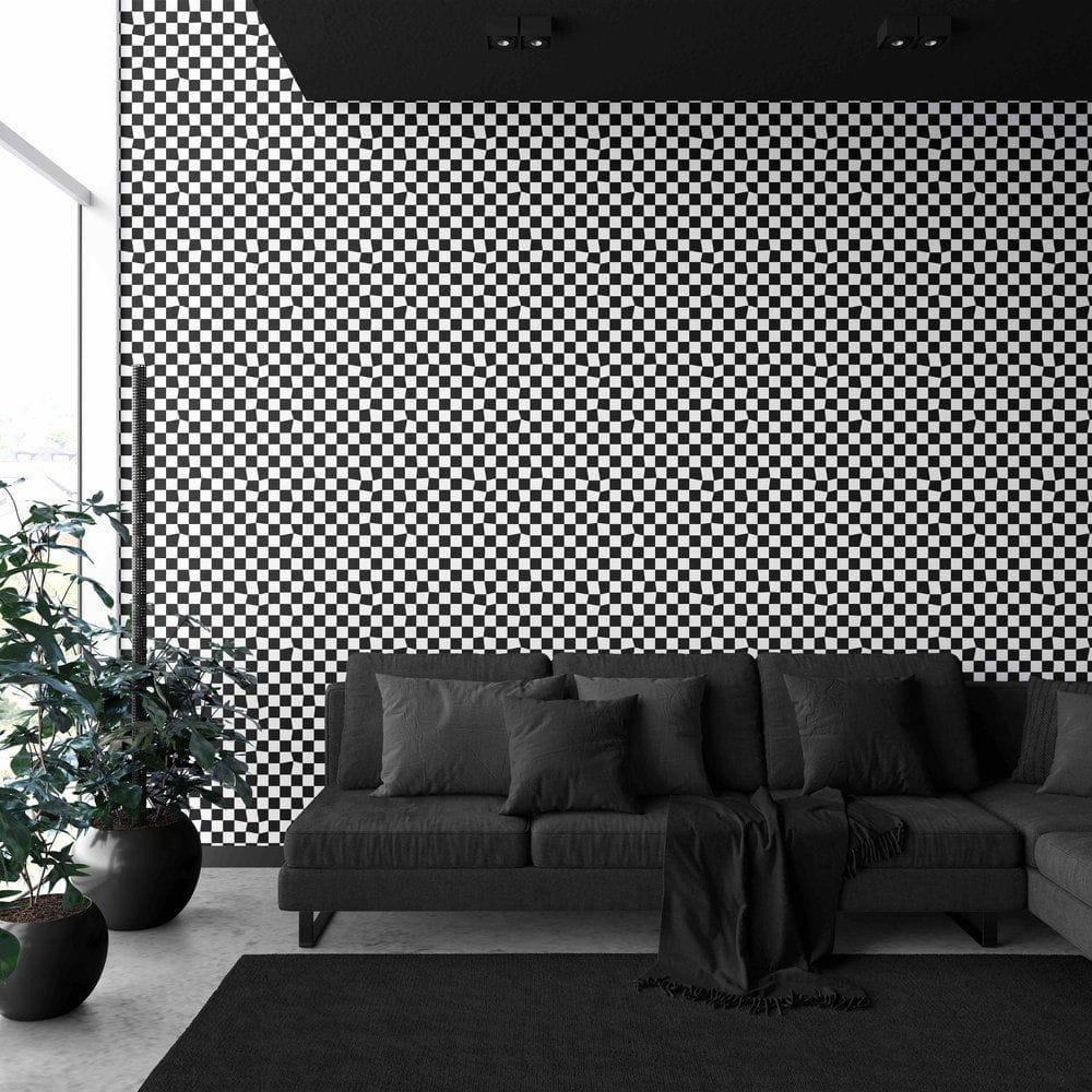 Original design wallpaper - WARPED CHECKERBOARD - XAWD - geometric ...