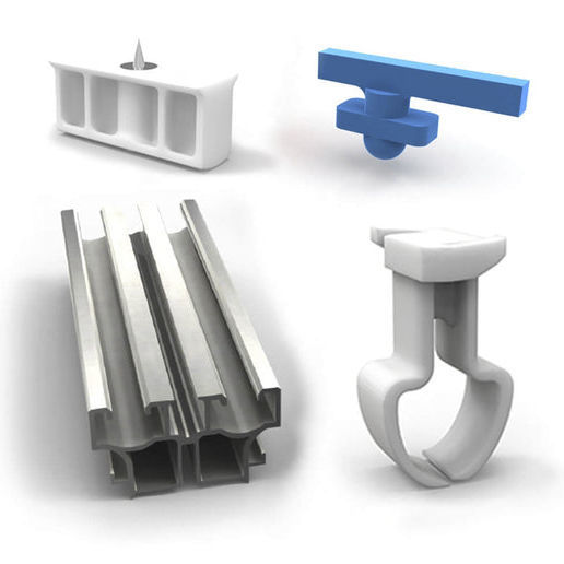 Plastic fastening system - IPE / TEAK - Exterpark - aluminum / for ...