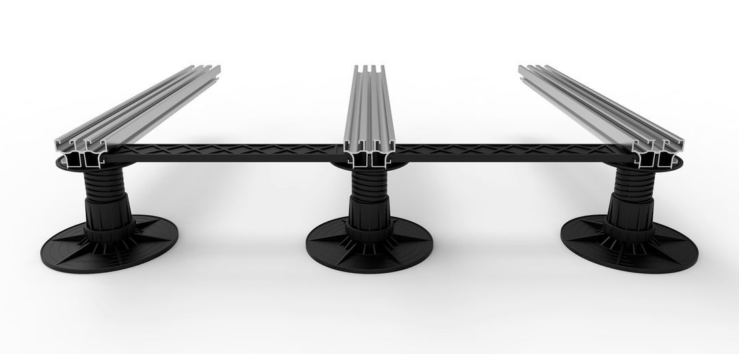Plastic fastening system - CROSS JOIST - Exterpark - for exterior ...