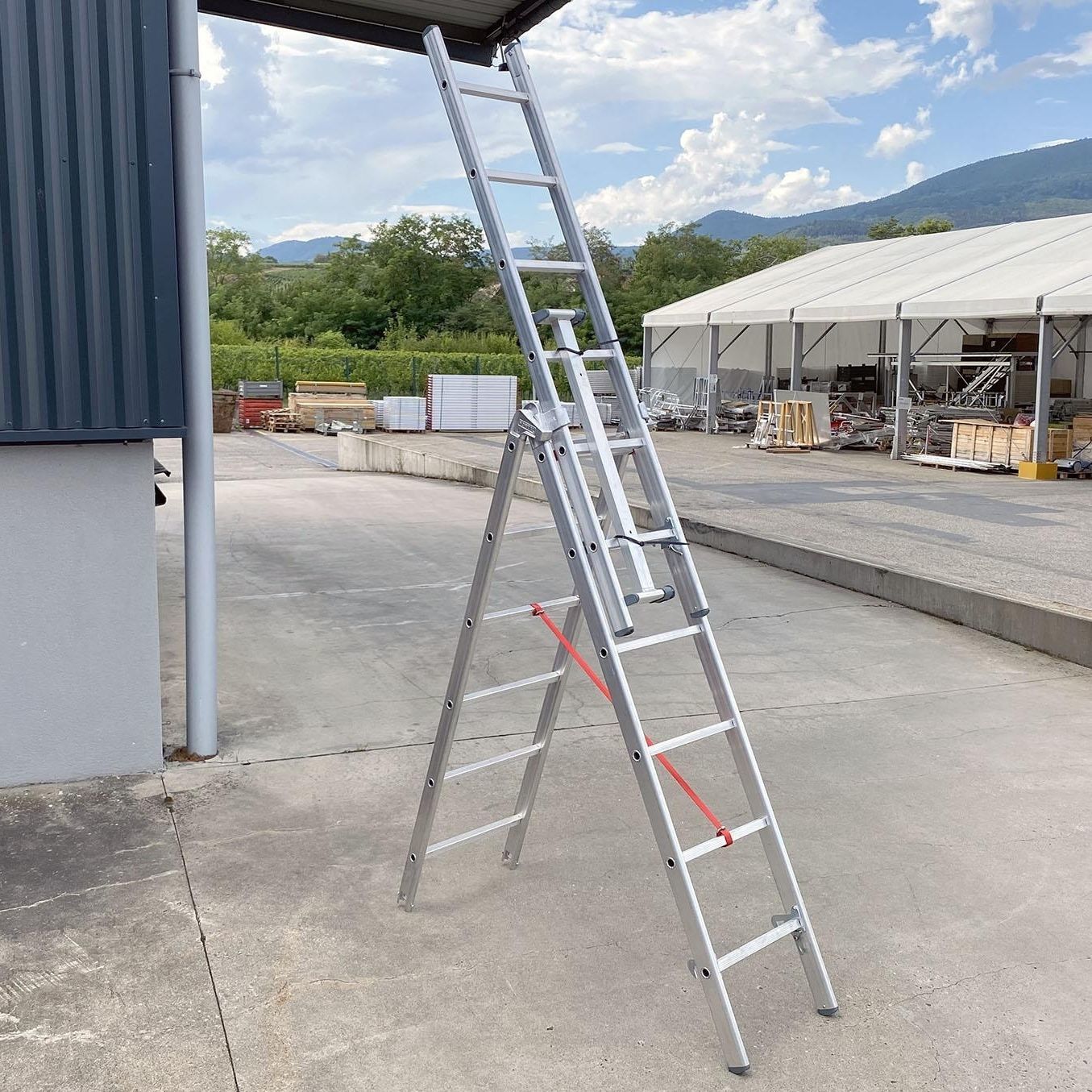 Work ladder - T3A - FORTAL - sliding / leaning / aluminum