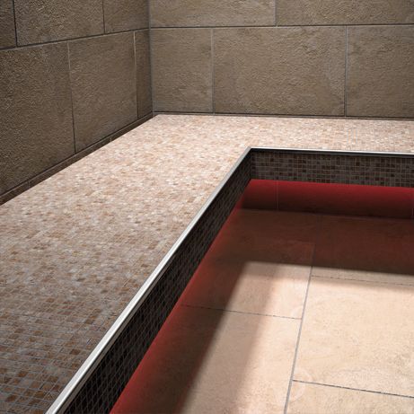 Contemporary bench - CONCEPT-BA-FLOAT-GK - LUX ELEMENTS - stainless ...