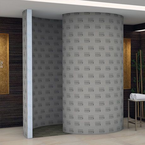 Foam shower - RELAX-SD - LUX ELEMENTS - fixed / curved / for wellness ...