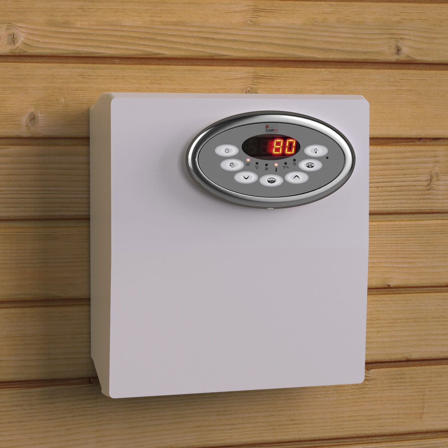 Built-in heating controller - INNOVA CLASSIC - Sawo - remote-controlled