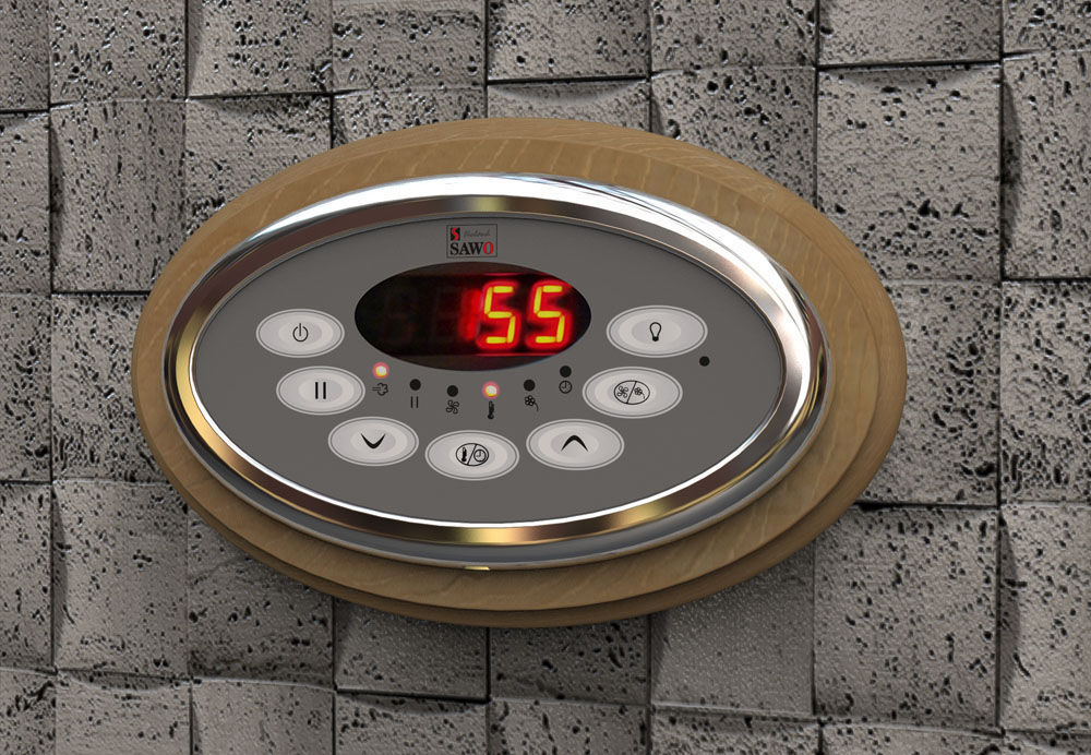 Steam bath control unit - STN CLASSIC - Sawo - for home automation ...