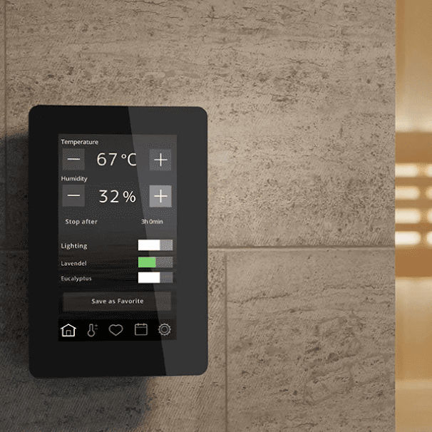 Heating system control panel - ELITE CLOUD - Tylö - wall-mounted ...