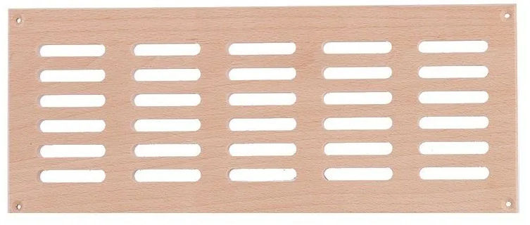 Wooden ventilation grill - 85733 - Eliga - rectangular / square / exterior