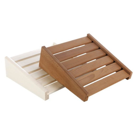 Contemporary footrest - 856420 - Eliga - wooden / for sauna / for spa