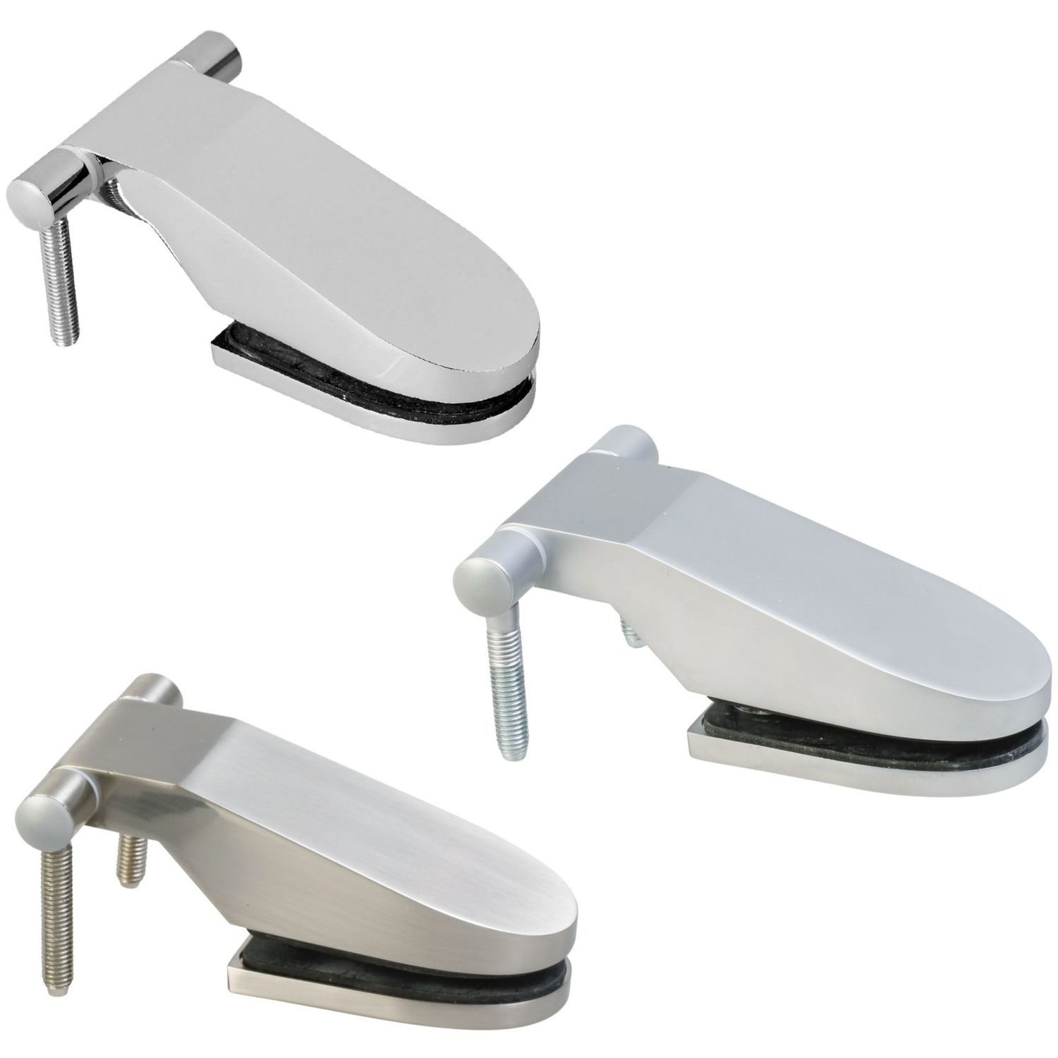 Glass door hinge - TONGUE FORM - Eliga - stainless steel / for spas ...