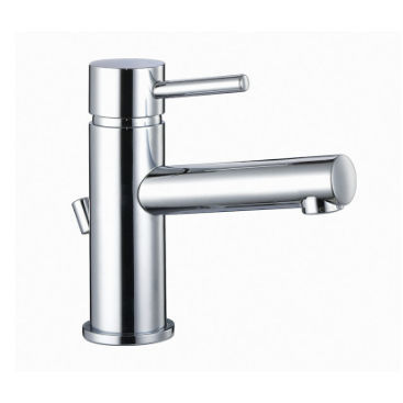 Washbasin mixer tap - ROUND - HSK - countertop / chromed metal / bathroom