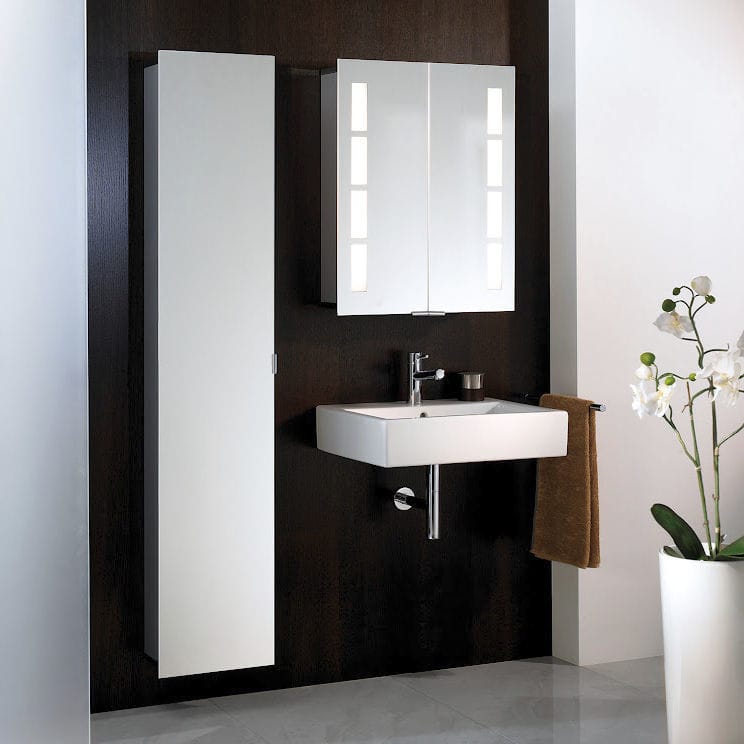Contemporary bathroom cabinet - ASP 500 - HSK - home / aluminum / lacquered