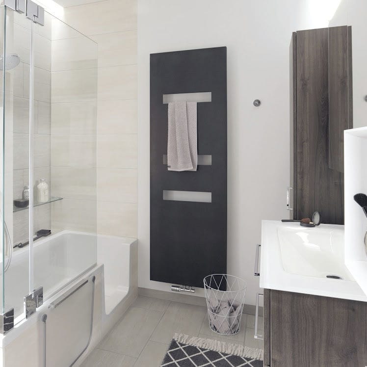 Electric towel heater/radiator - ATELIER HIGHLINE - HSK - contemporary ...