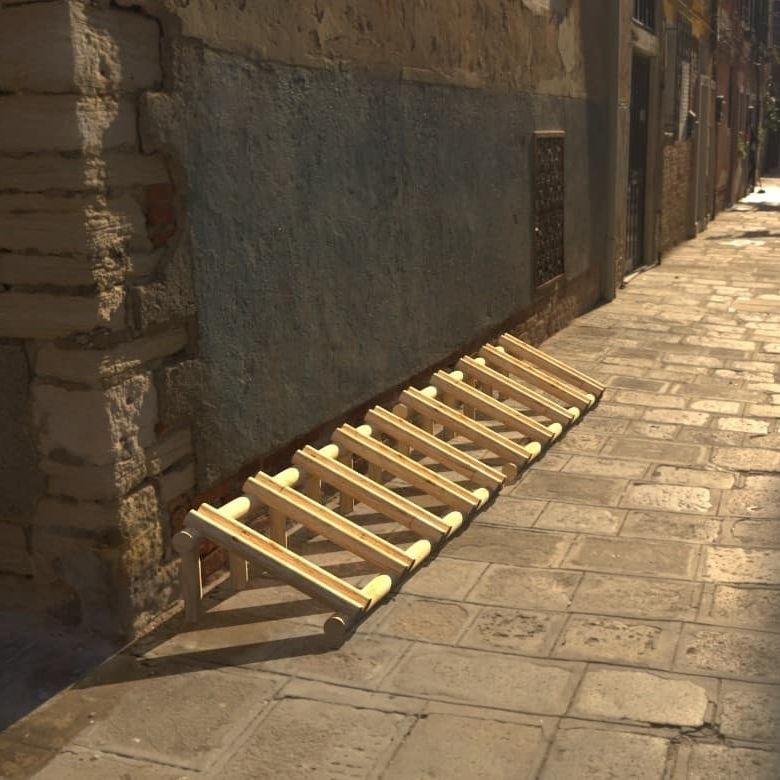 Floor-mounted bike rack - Maderas Menur - secure / for public space ...