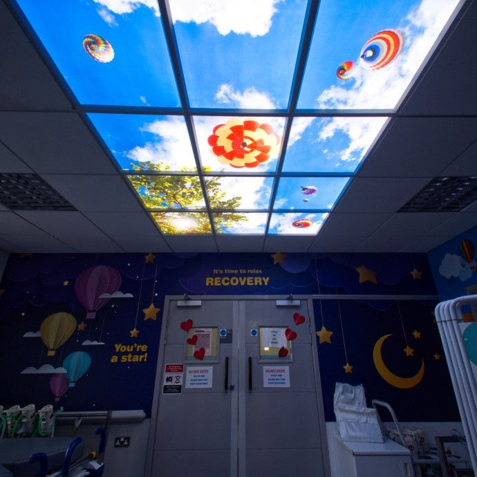 Sky ceiling LED panel - LC6060 - Aspire - intelligent / with graphic ...