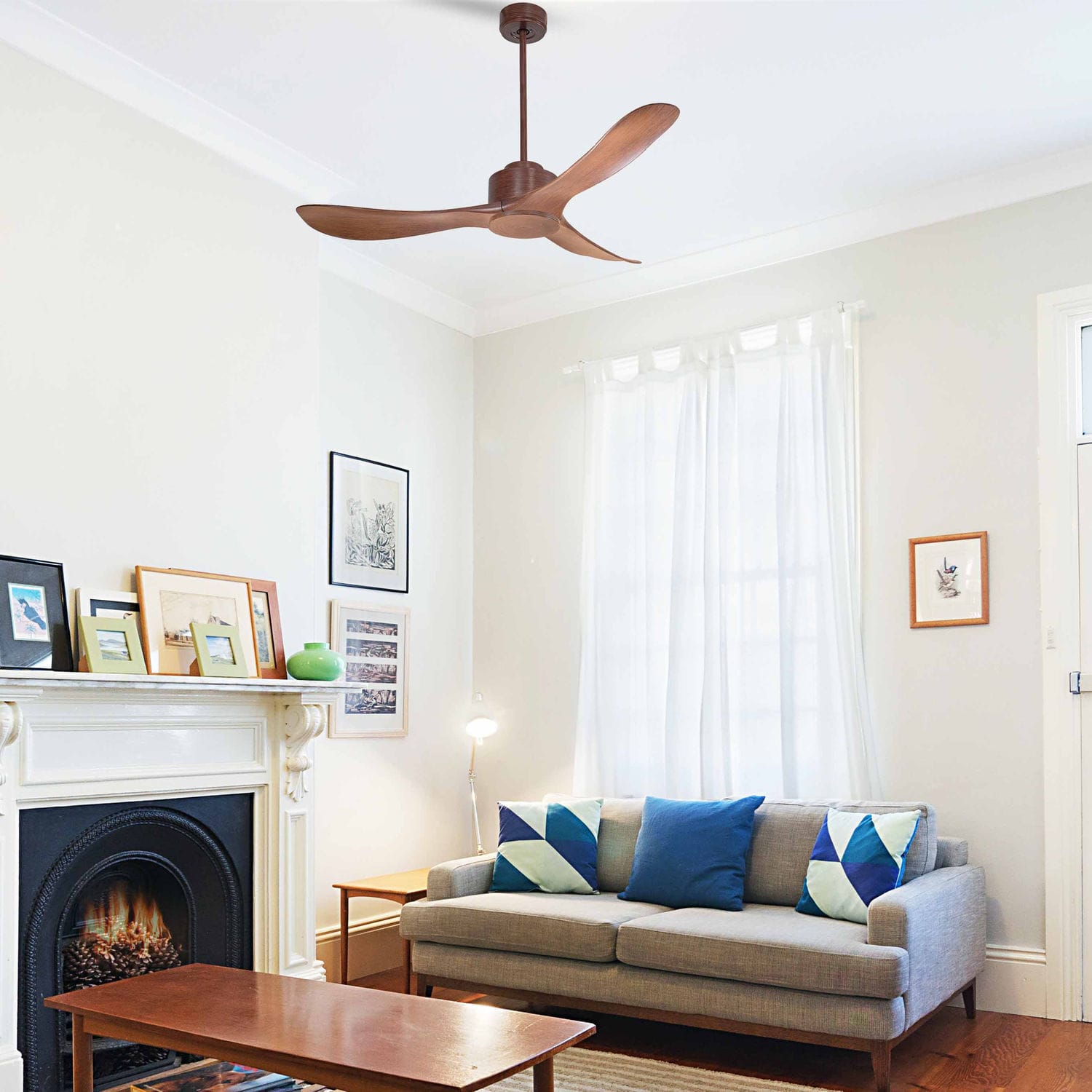 Ceiling-mounted fan - DC2_P3Wo - KLASSFAN - axial / residential / indoor