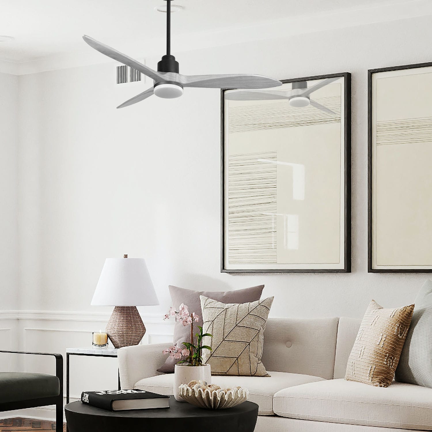 Ceiling-mounted fan - TE1_P8Gr_L1Slim - KLASSFAN - axial / residential ...