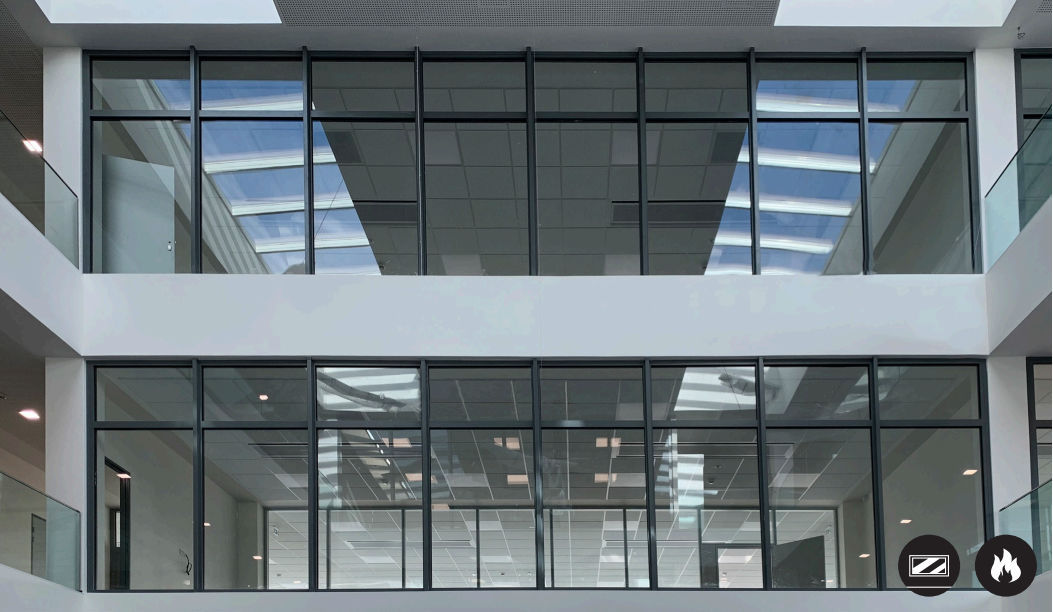 Edge-to-edge partition - AluTeq EI30 - ERIBEL FRANCE - aluminum ...