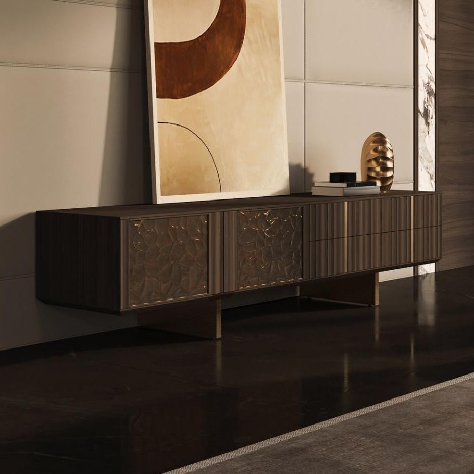 Contemporary sideboard - Solferino - ARCARI ARREDAMENTI - walnut ...