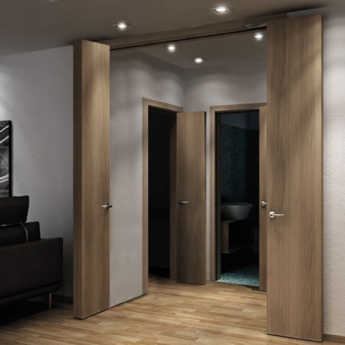 Interior door - Albadoors - wooden / folding / contemporary