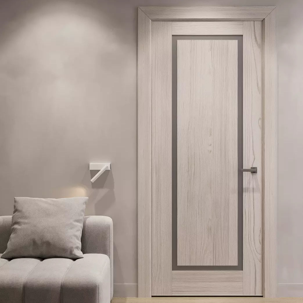 Interior door - 2.7 - IN WOOD LLC - wooden / swing / contemporary