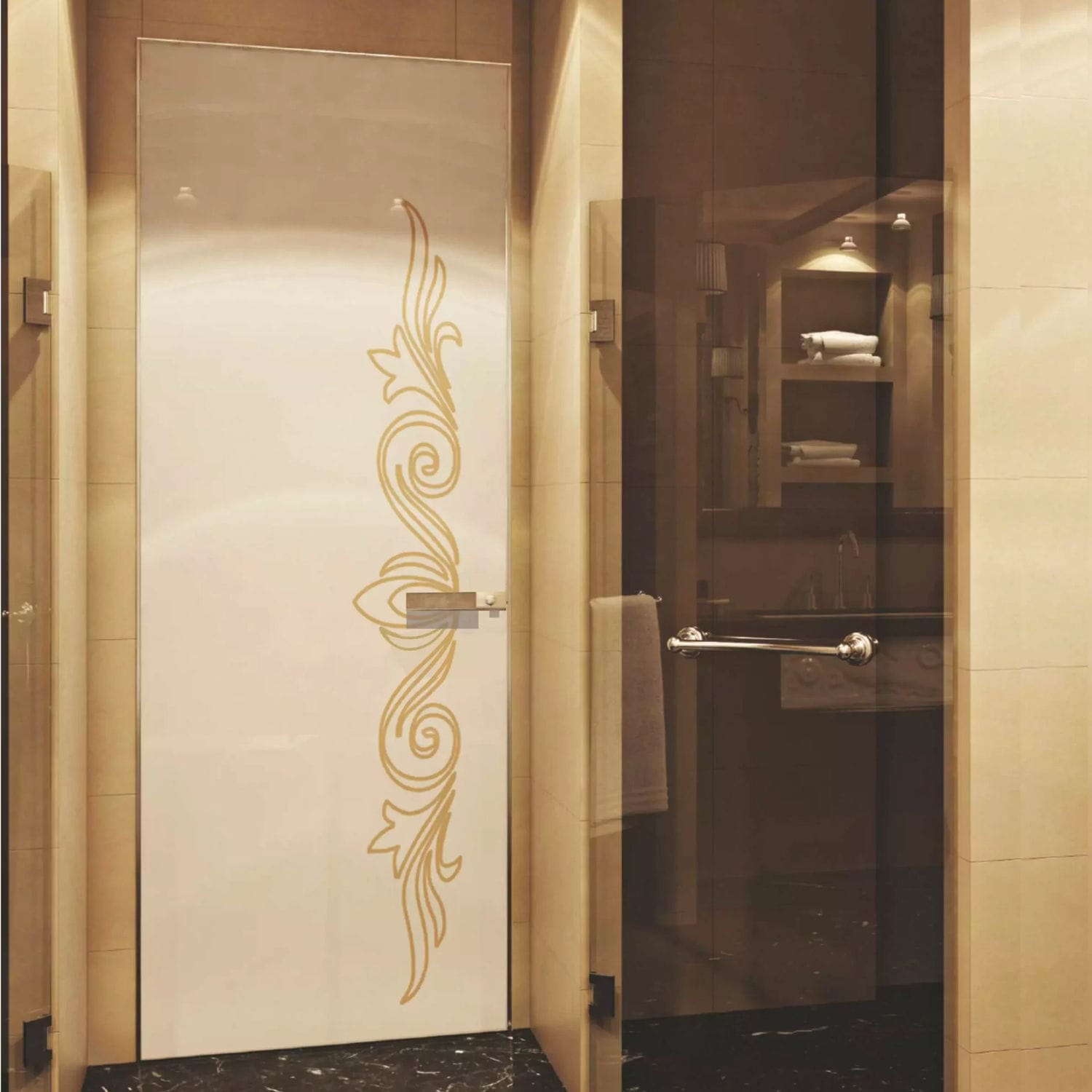 Interior door - Vincenzo - IN WOOD LLC - wooden / swing / contemporary