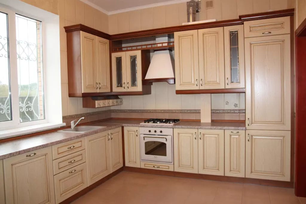 Traditional kitchen - IN WOOD LLC - wooden / L-shaped / large