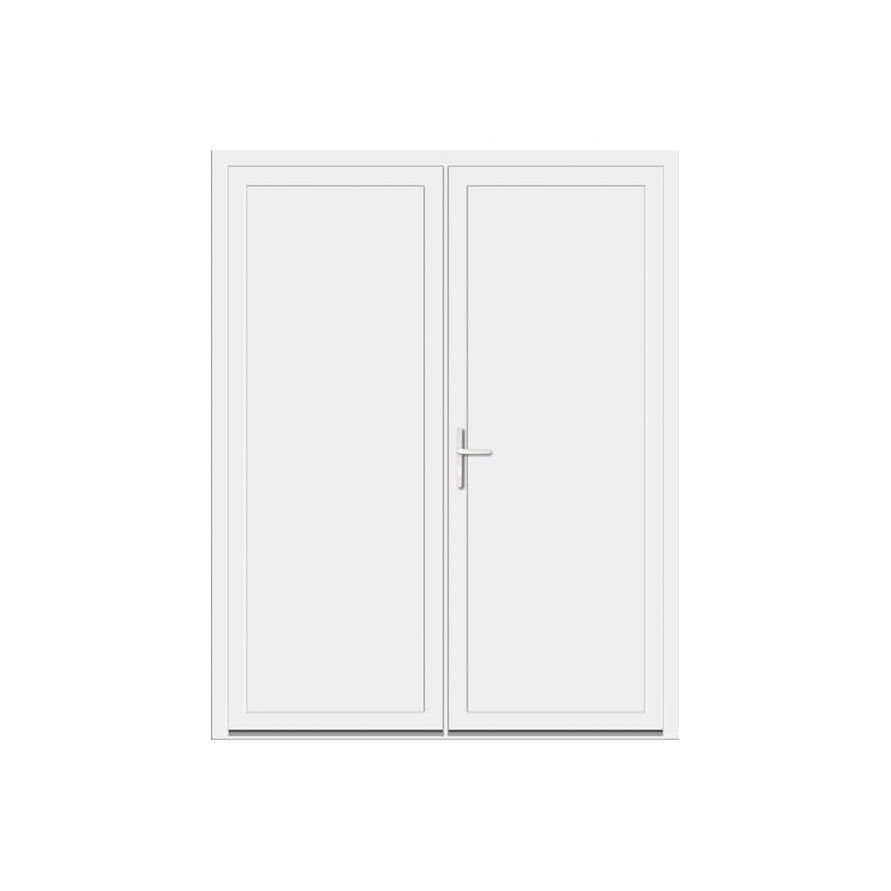 Service door - VEKA - USINE-ONLINE - steel / PVC / swing