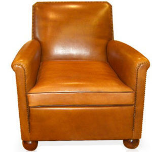 Traditional club chair - Jossy - L'Atelier du Club - leather / fir ...