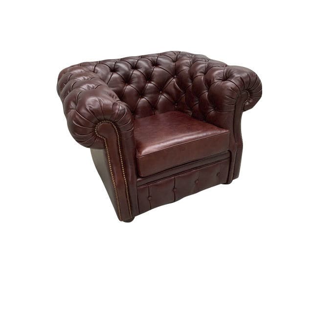 Chesterfield club chair - Cambridge - L'Atelier du Club - leather / fir ...