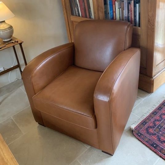 Traditional club chair - Canyon - L'Atelier du Club - leather / fir ...