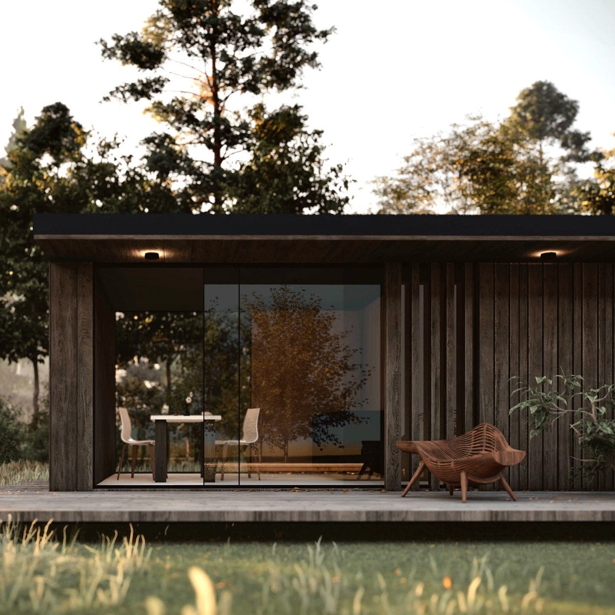 Prefab micro-house - SUVILLA - Milokodu - contemporary / wooden ...