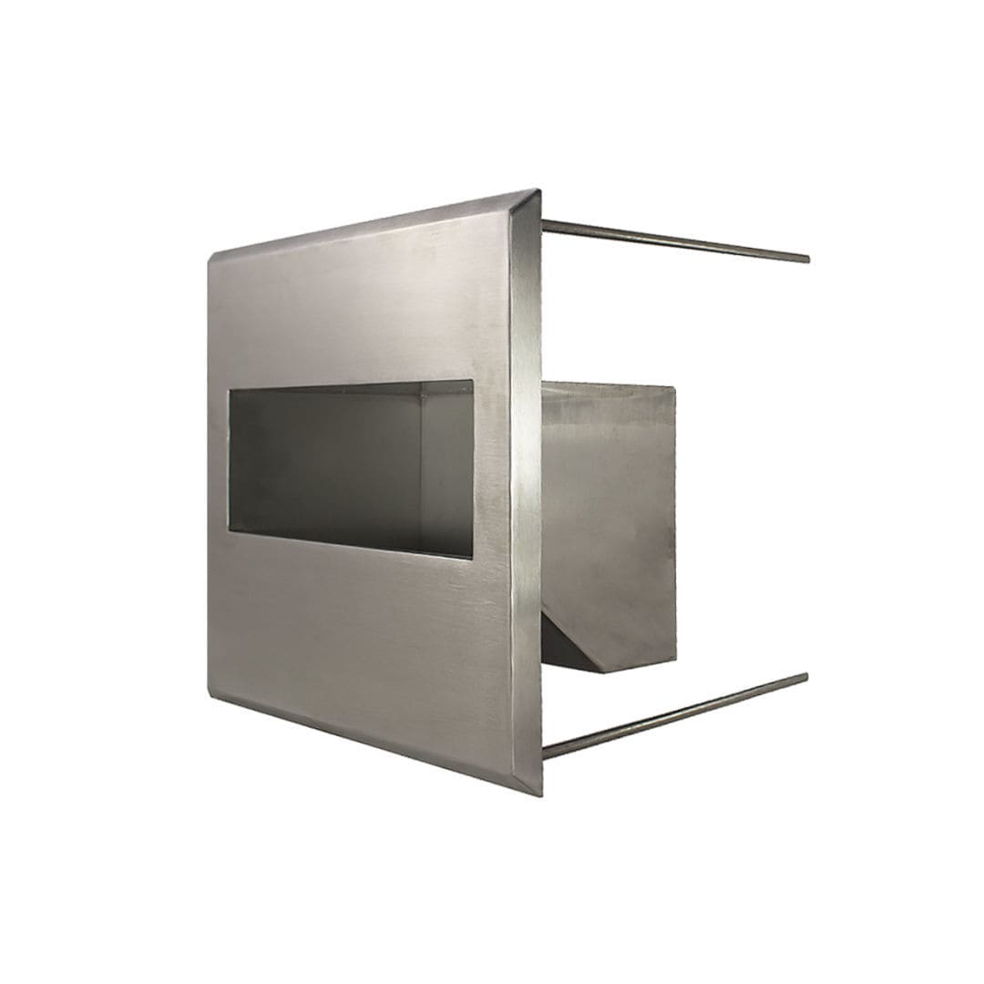 Integrated hand basin - Robusto 10 - LOGGERE - rectangular / brushed ...