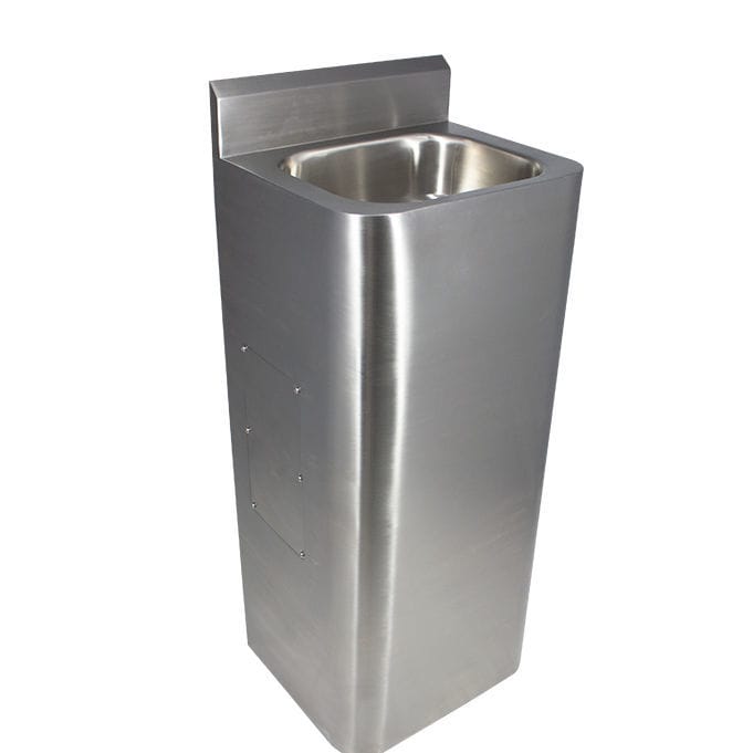 Free-standing washbasin - Robusto 56 - LOGGERE - brushed stainless ...