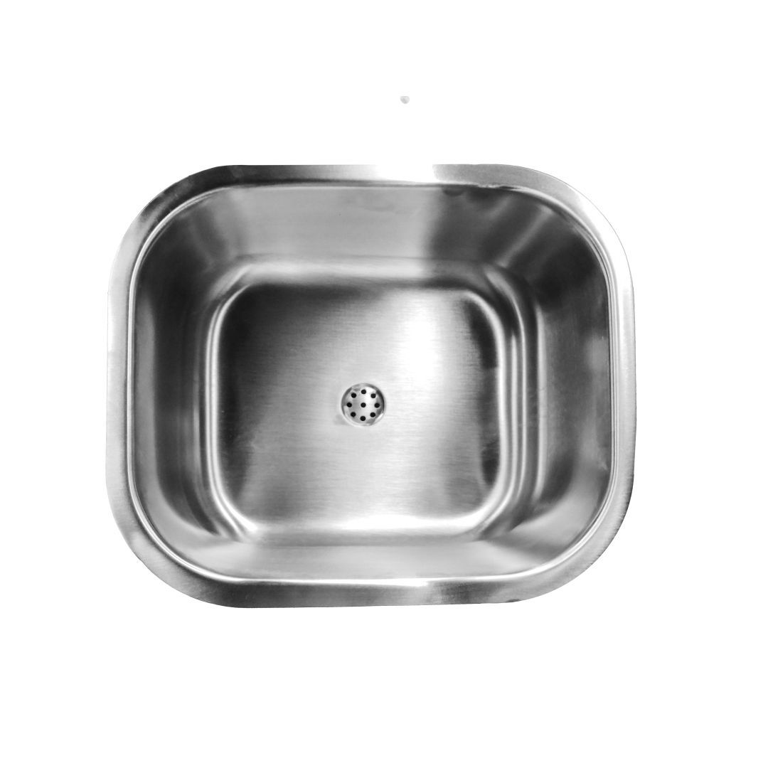 Built-in washbasin - Robusto - LOGGERE - stainless steel / vandal-proof ...