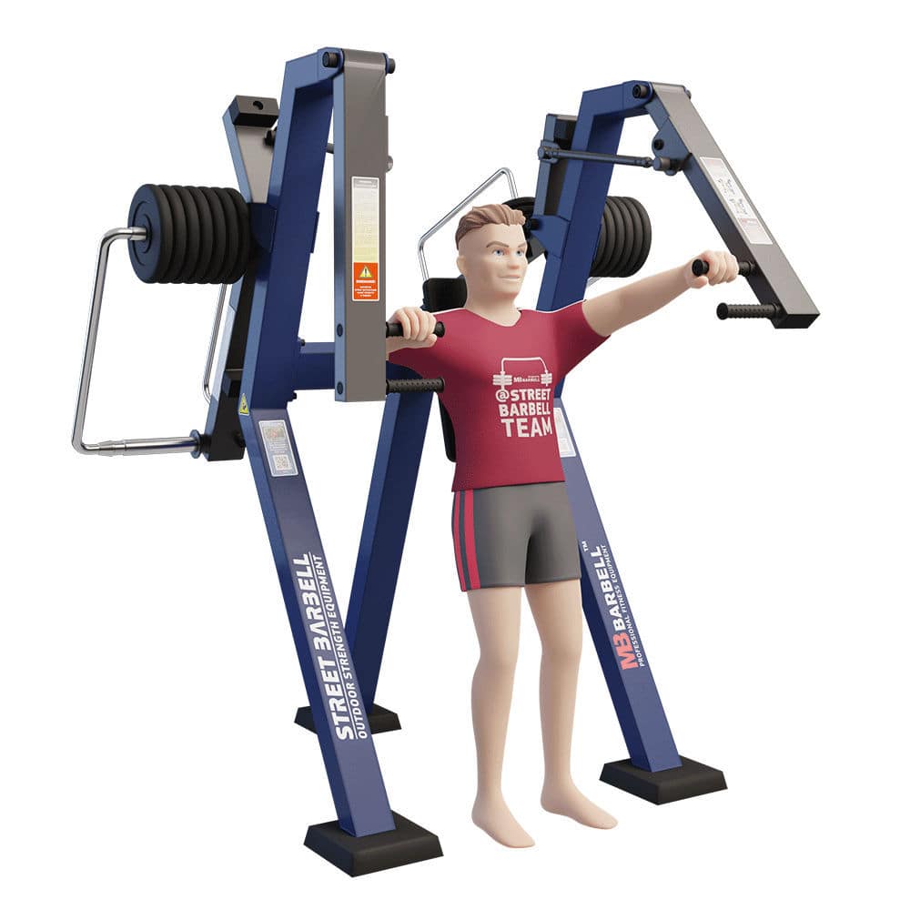 Chest press weight training machine - MB 7.30 - Streetbarbell - outdoor ...