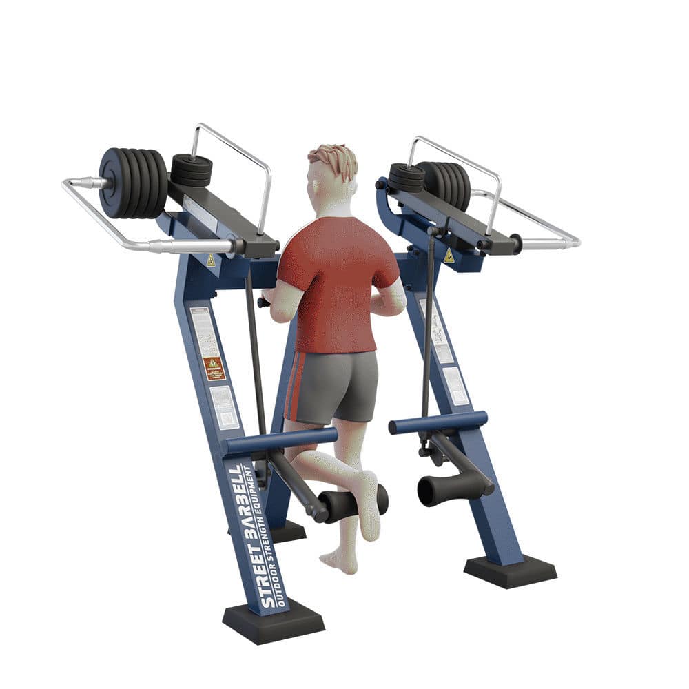 Leg extension weight training machine - MB 7.44 - Streetbarbell ...