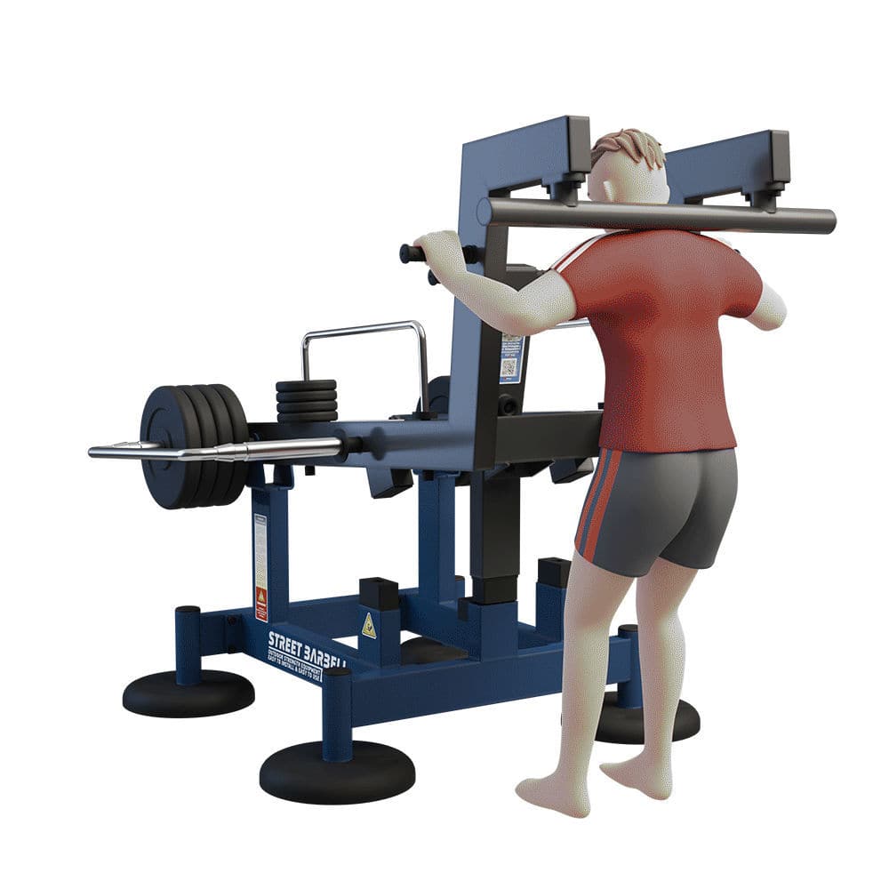 Squat weight training machine - MB 7.65 - Streetbarbell - outdoor ...