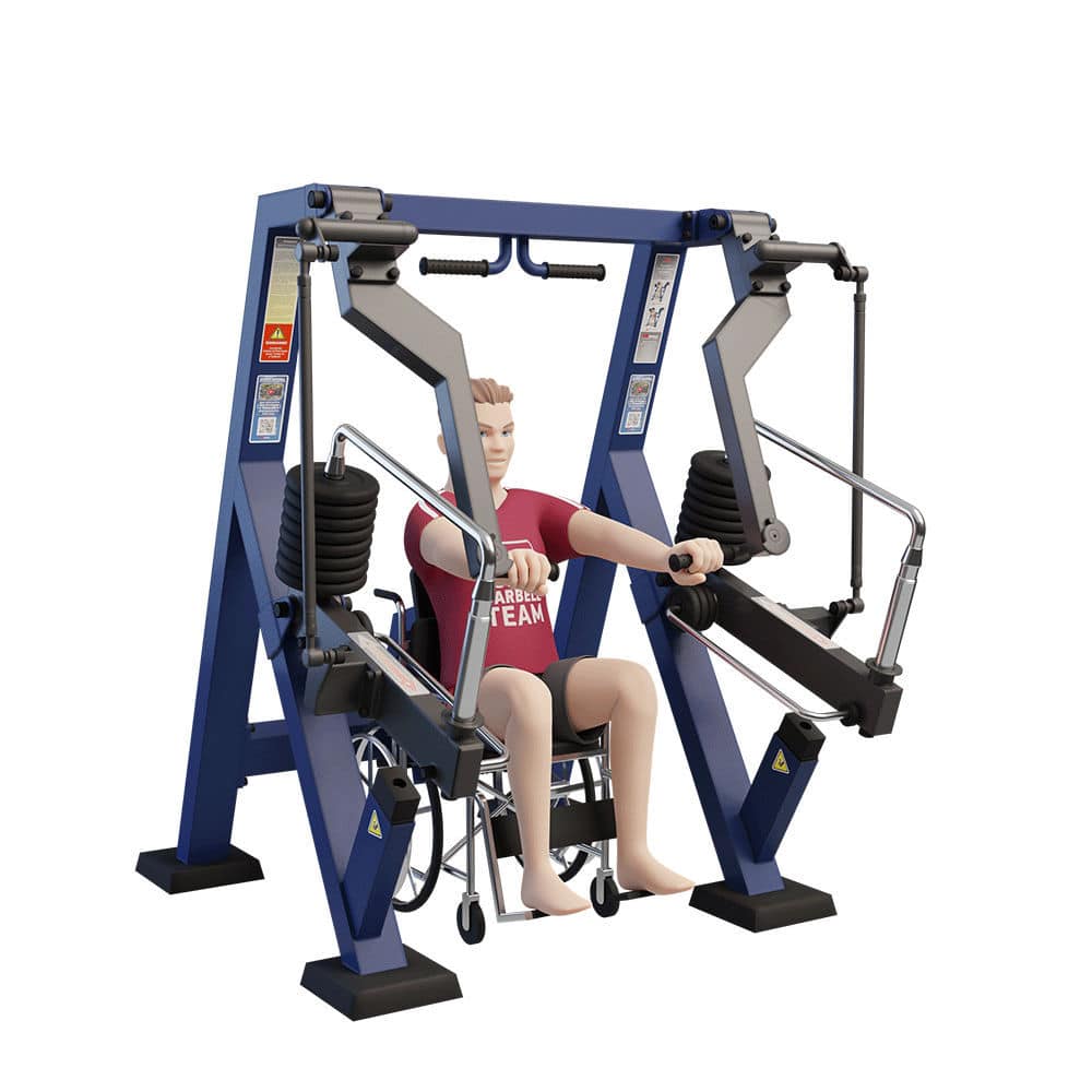 Chest press weight training machine - MB 7.30.3 STREETBARBELL+ ...