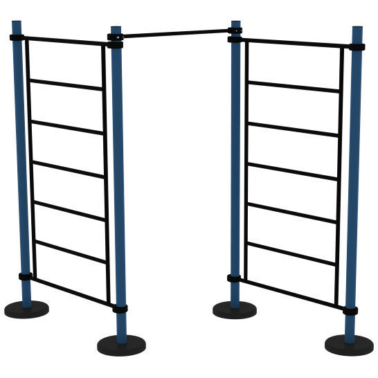 Outdoor fitness bar - MB 7.60/19 WALL - Streetbarbell - for fitness ...