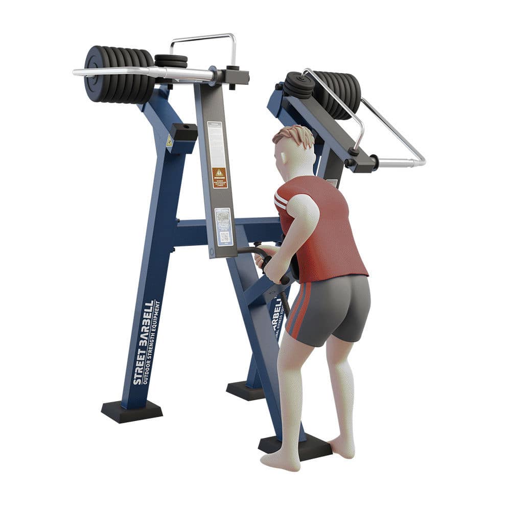 Outdoor rowing machine - MB 7.37 STANDING - Streetbarbell - for fitness ...