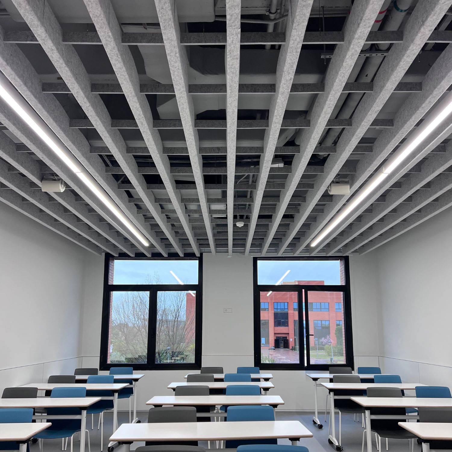 Polyester fiber acoustic baffle - luxinECO - ECOcero - hanging ...