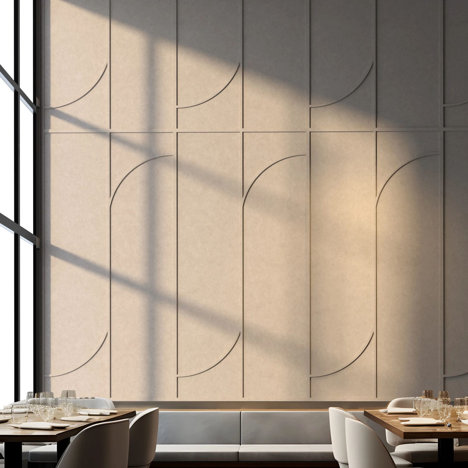 Acoustic wall panel - Volume - ECOcero - PET / rectangular / 3D