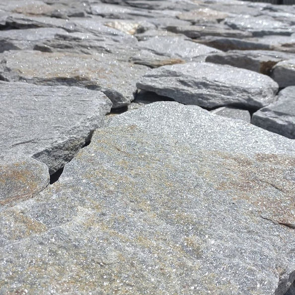Wall stone block - GREY - Terra Natural - exposed / decorative / quartzite