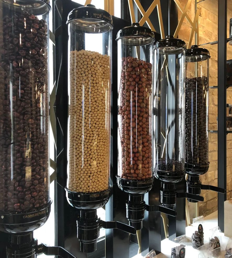 Wall-mounted coffee bean dispenser - 6 Inch - Java Hill Distribution ...