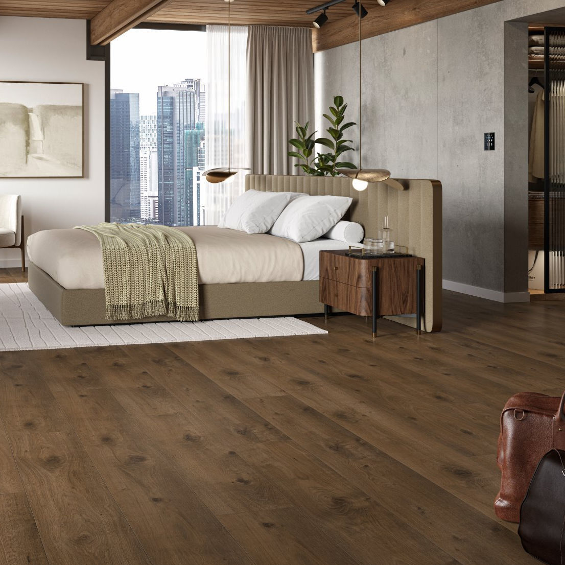 HDF laminate flooring - OAK EVERGLADE NATURAL - PARADOR - click-fit ...