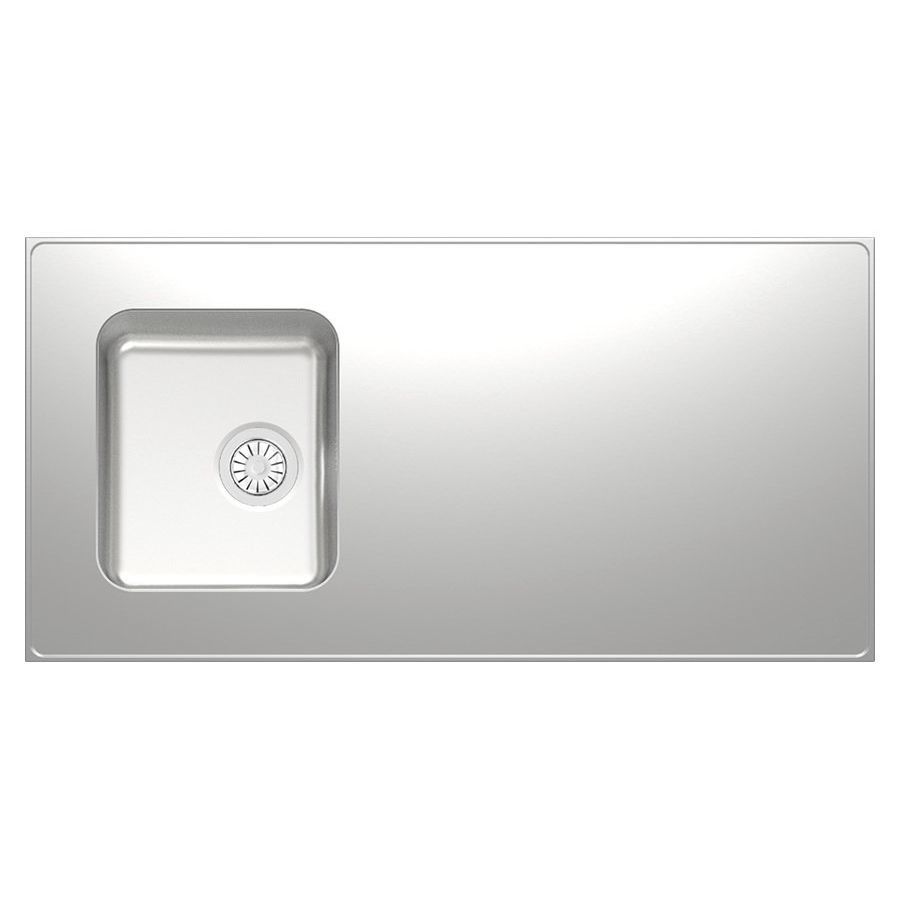 Single-bowl kitchen sink - C-SEVEN - Stala - with drainboard ...