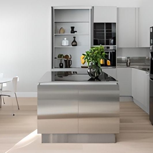 Stainless steel cover paneling - DOORS - Stala - for kitchen