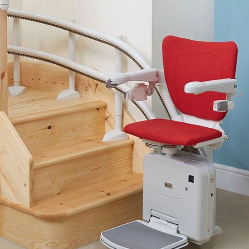 Indoor chair stair lift - Curved - POLLOCK LIFT - rotating